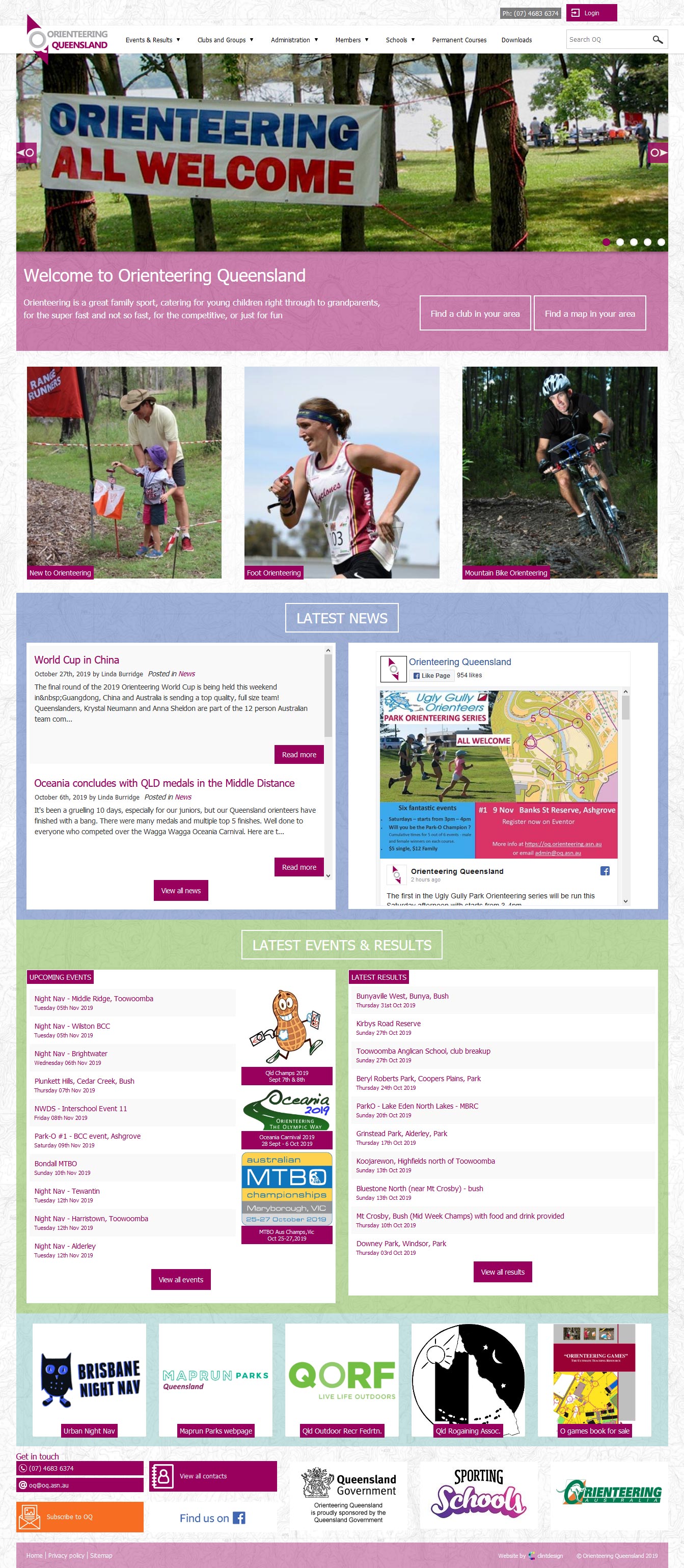 Clint Design - Portfolio - Orienteering Queensland Clint Design - Portfolio - Orienteering Queensland
