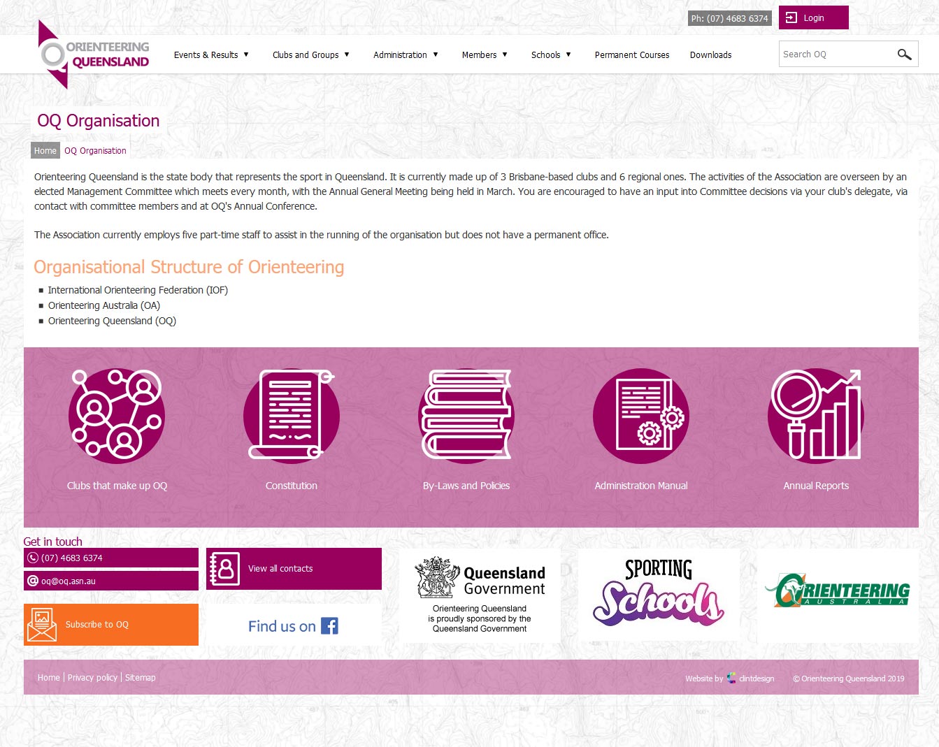Clint Design - Portfolio - Orienteering Queensland Clint Design - Portfolio - Orienteering Queensland